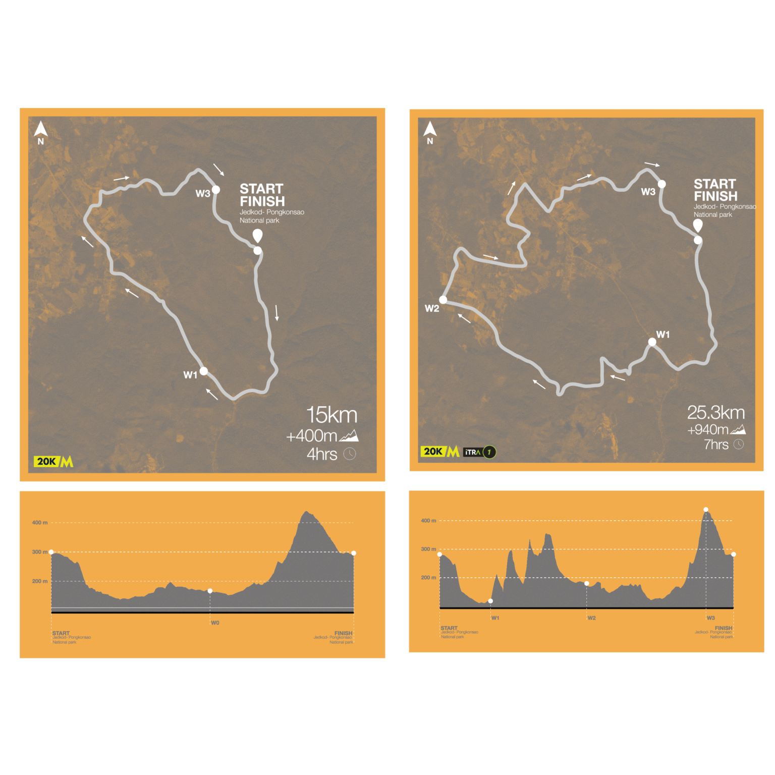 Course Maps 2026 – The North Face 100